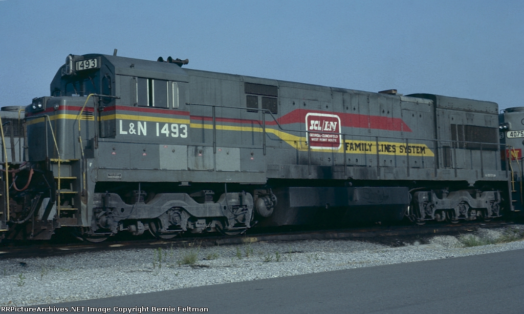 LN U30C #1493, at the Boyles Yard Service Center,